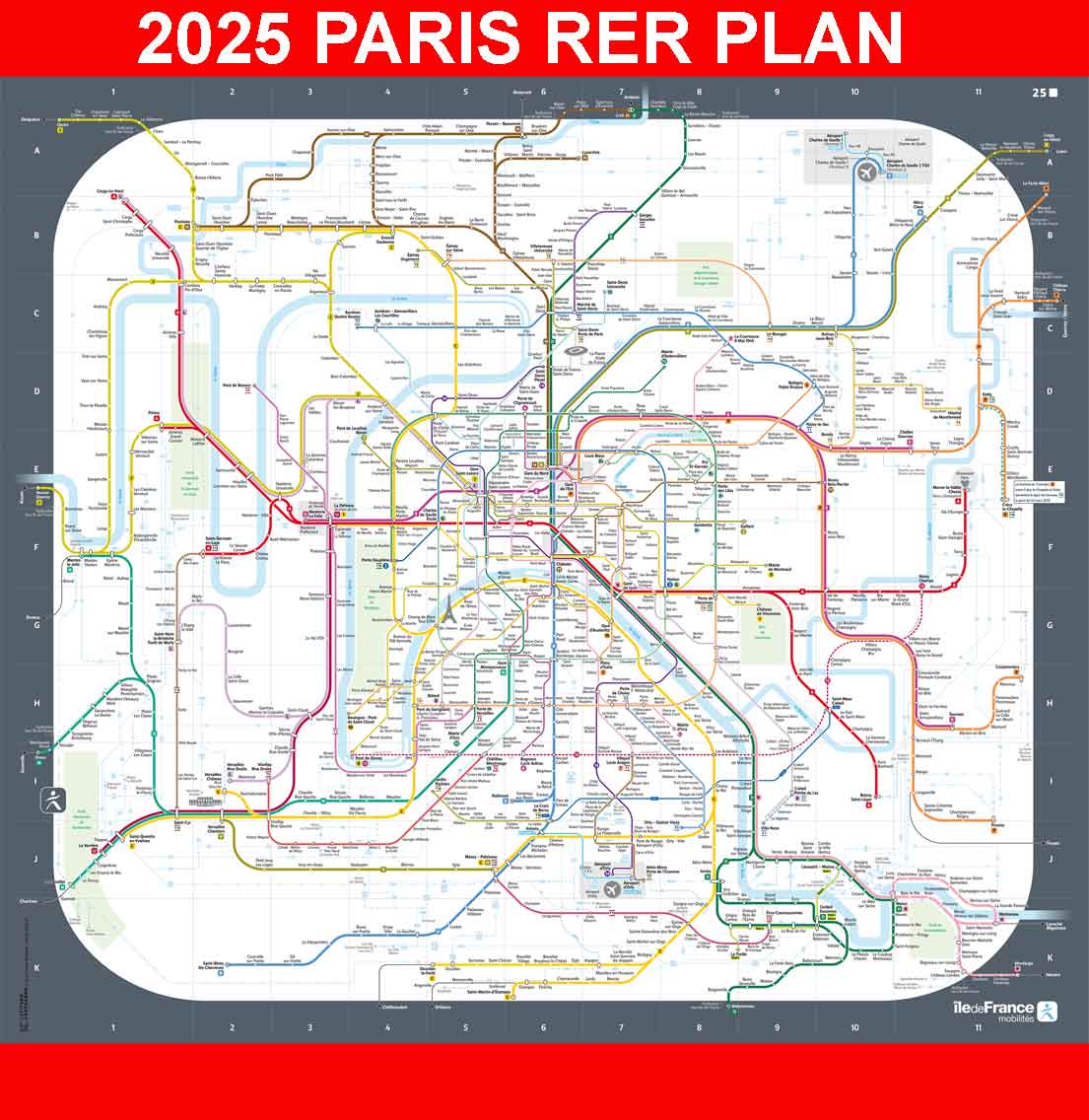 Paris Rer Plan Karte Zug Karte Paris Planer - vrogue.co
