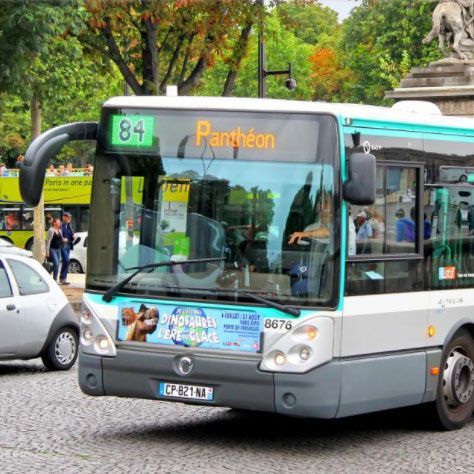 Paris bus map - Paris bus network