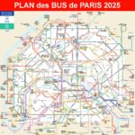 Plan des bus Paris - Carte bus Paris - Réseau bus Paris